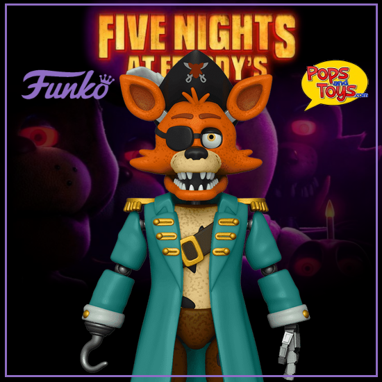 Funko FNAF Captain Foxy (Dreadbear) Action Figure 5" Five Nights at Fr ...